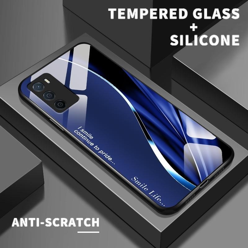Jual Hard Case Glass Case For Oppo A16 A15 A16K A17 A18 A31 2020 A38 A1 ...