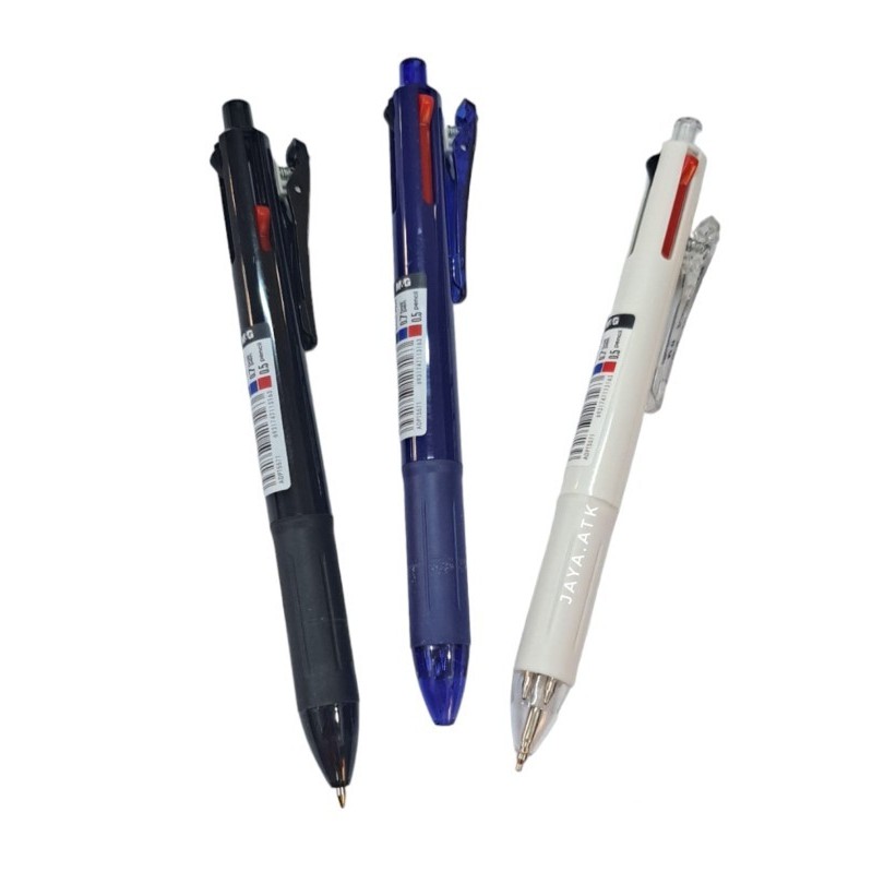 Jual M&G PULPEN 3 WARNA 0.7 + PENSIL MEKANIK 0.5 2 IN 1 WISDOM 4 ...