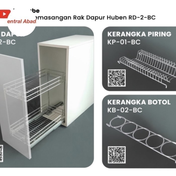 Jual rak piring stainless kitchen set kabinet 40 2 susun lemari tarik ...