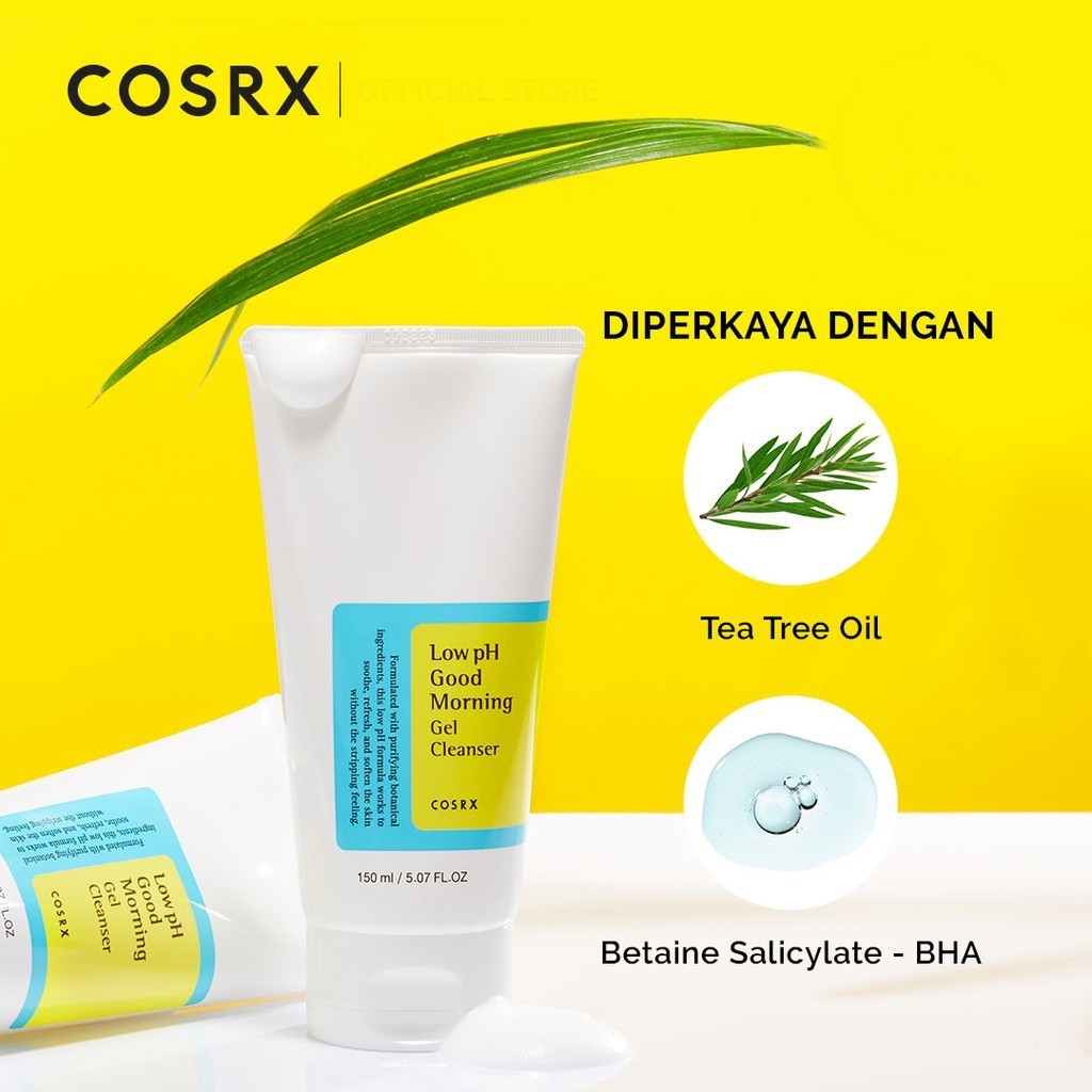 Jual Cosrx Good Morning Low Ph Gel Cleanser 150 ml | Shopee Indonesia