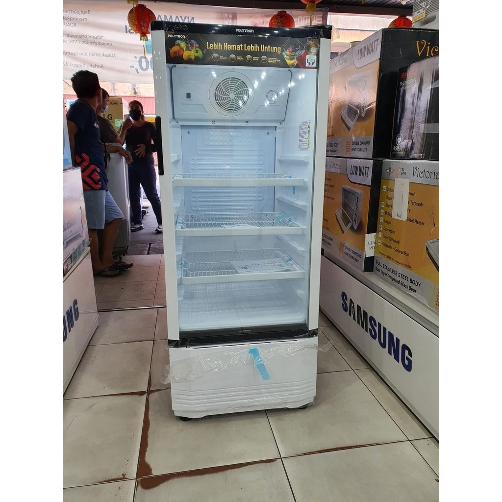 Jual POLYTRON SHOWCASE 3 RAK SCN-140 | Shopee Indonesia