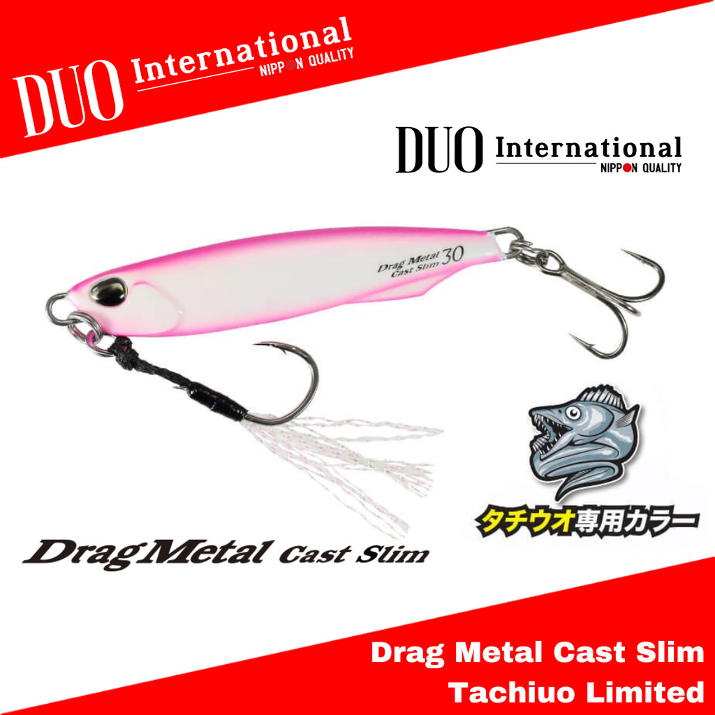 Jual Duo Metal Jig Drag Metal Cast Slim Tachiuo Limited | Shopee Indonesia