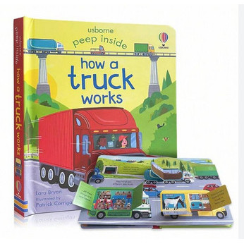 Jual [ABCKIDS] Usborne SEGEL Peep Inside How A Truck Works - 3D Flap ...