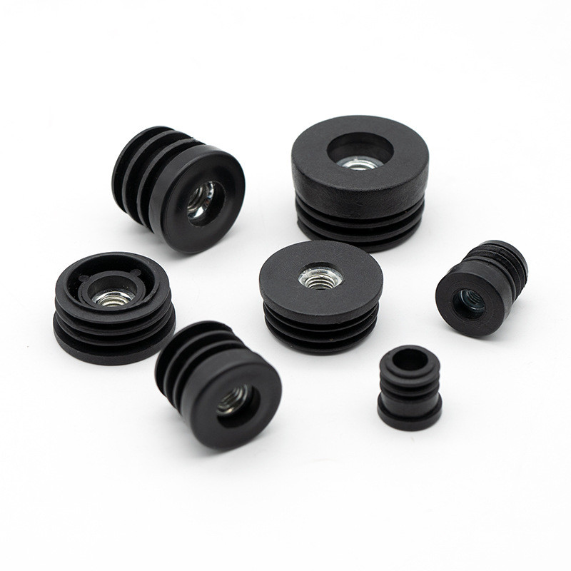 Jual 4/8/12/20Pcs Round Plastic Pipe Plugs With M6 M8 M10 Nut Hole ...