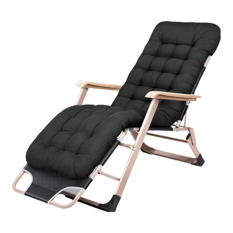 Jual Height Adjustable Camping Folding Lounge Chair With Rest Pillow ...