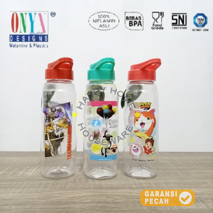Jual ONYX Refresh Water Bottle 800ml /Botol Minum Tritan Warna Karakter 0,8L | Shopee Indonesia