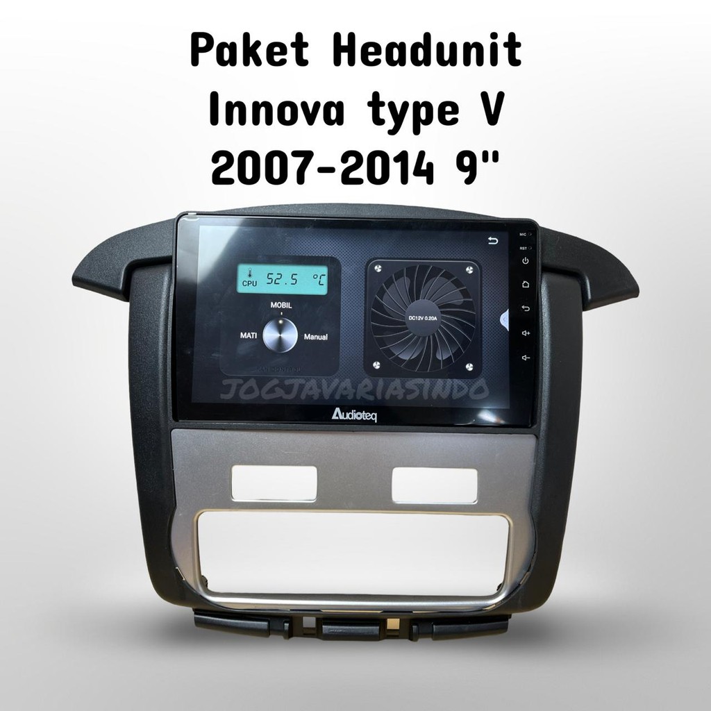 Jual Paket Head Unit Android 9 inch Oem PNP Innova tipe V 2005-2015 ...