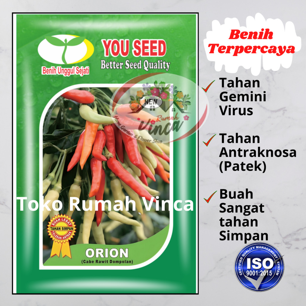 Jual Benih Cabe Rawit Setan ORION F1 isi 10g Cabe rawit Dompolan Cap ...