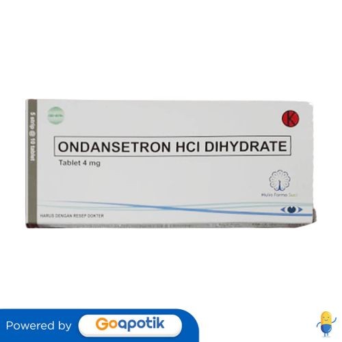 Jual Ondansetron Hcl Dihydrate Mulia 4 Mg Box 50 Tablet | Shopee Indonesia