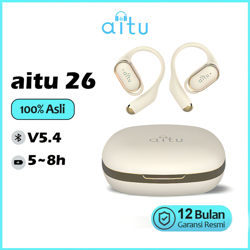 Jual Aitu 26 Bone Conduction Earphone Bluetooth Nirkabel TWS Headset ...