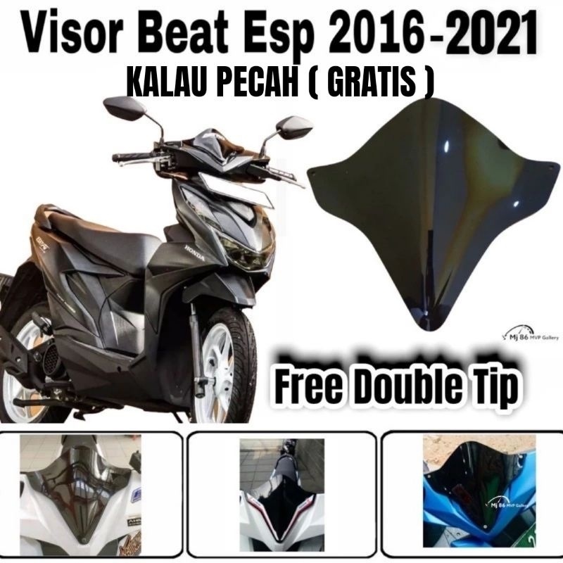 Jual ( PECAH GRATIS ) VISOR MOTOR HONDA BEAT FI ESP OLD POP 2016 - 2021 ...