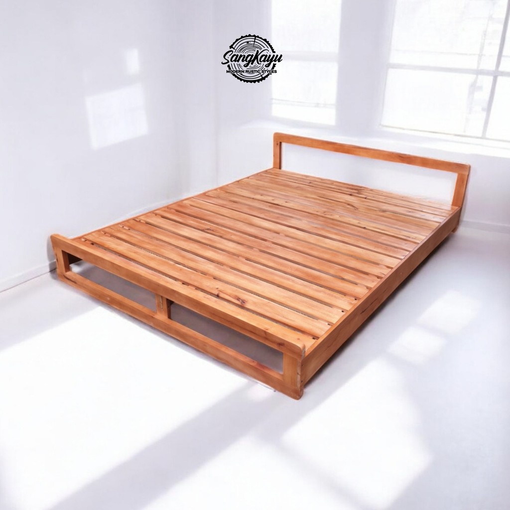 Jual SangKayu Rangka Tempat Tidur Kayu Single Divan Kayu Divan ...