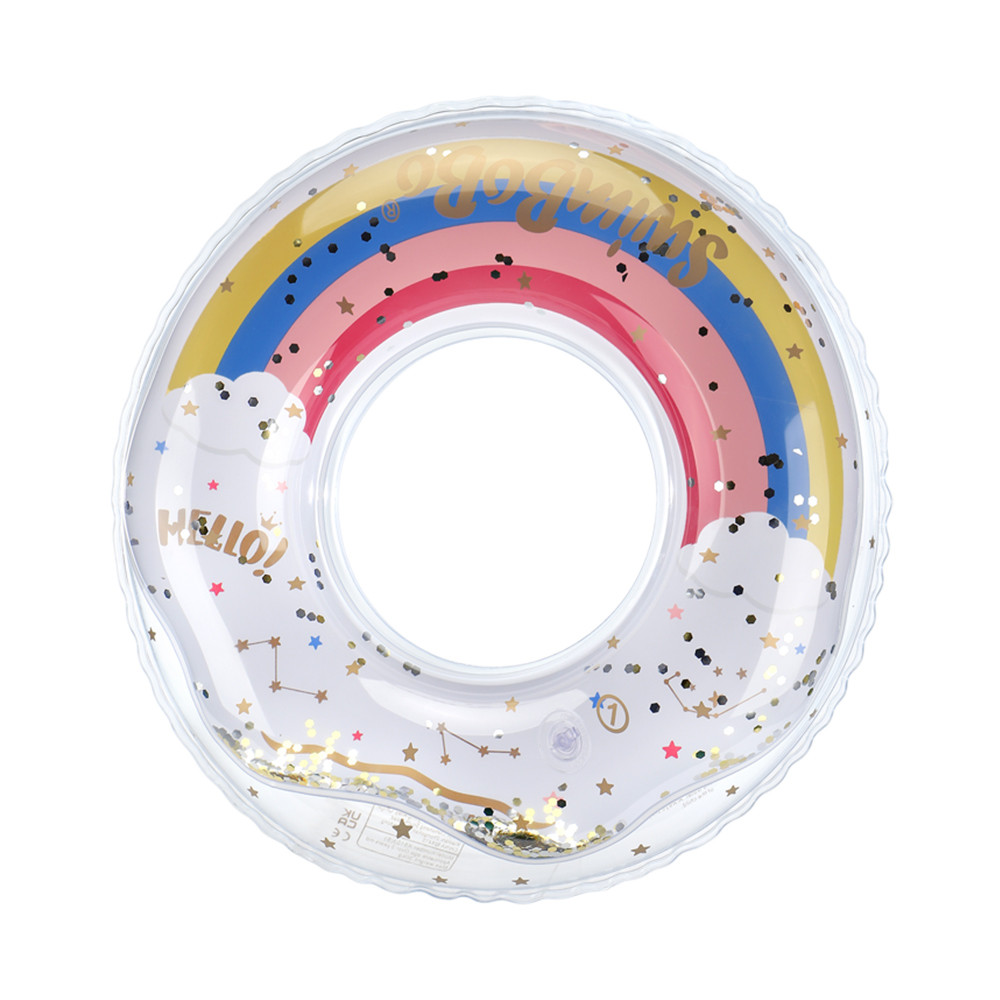 Jual Swimbobo Kids Float Ring Rainbow For Kids PVC Inflatable Swimming ...