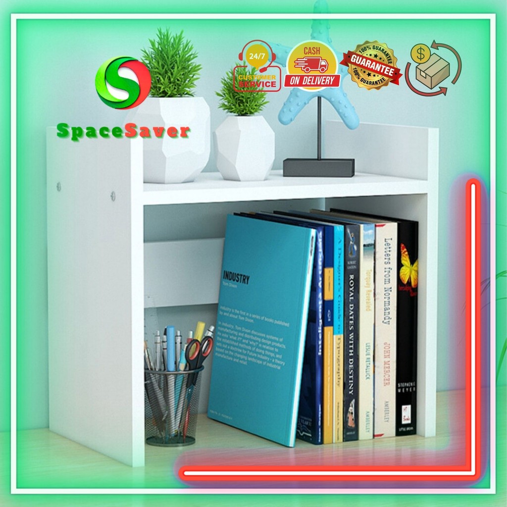 Jual SpaceSaver - Rak Meja Mini Buku Modern Minimalis 2 Warna untuk ...
