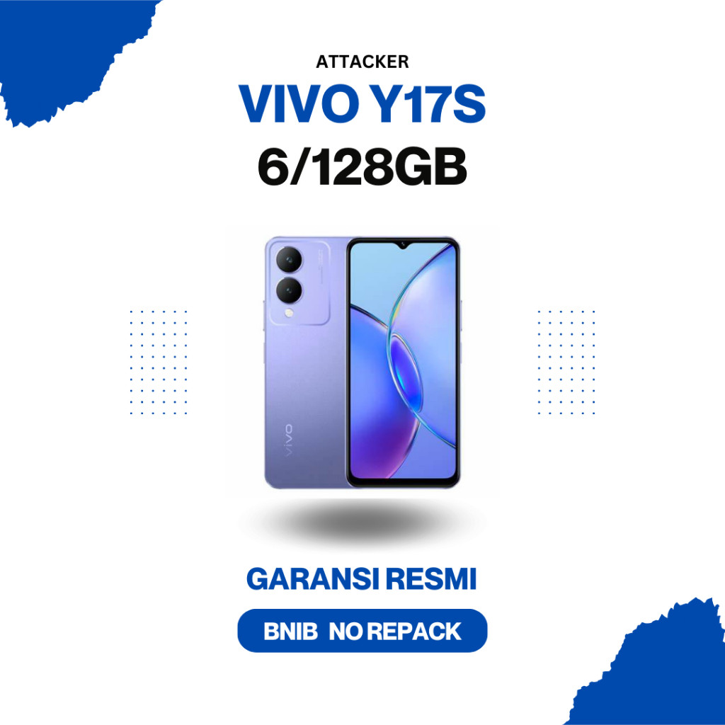 Jual VIVO Y17S 6/128GB GARANSI RESMI BNIB NO REPACK | Shopee Indonesia