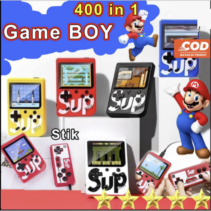 Jual SMARTCOM Game Boy Mini SUP LCD Retro 400 Permainan Anak Game Box ...