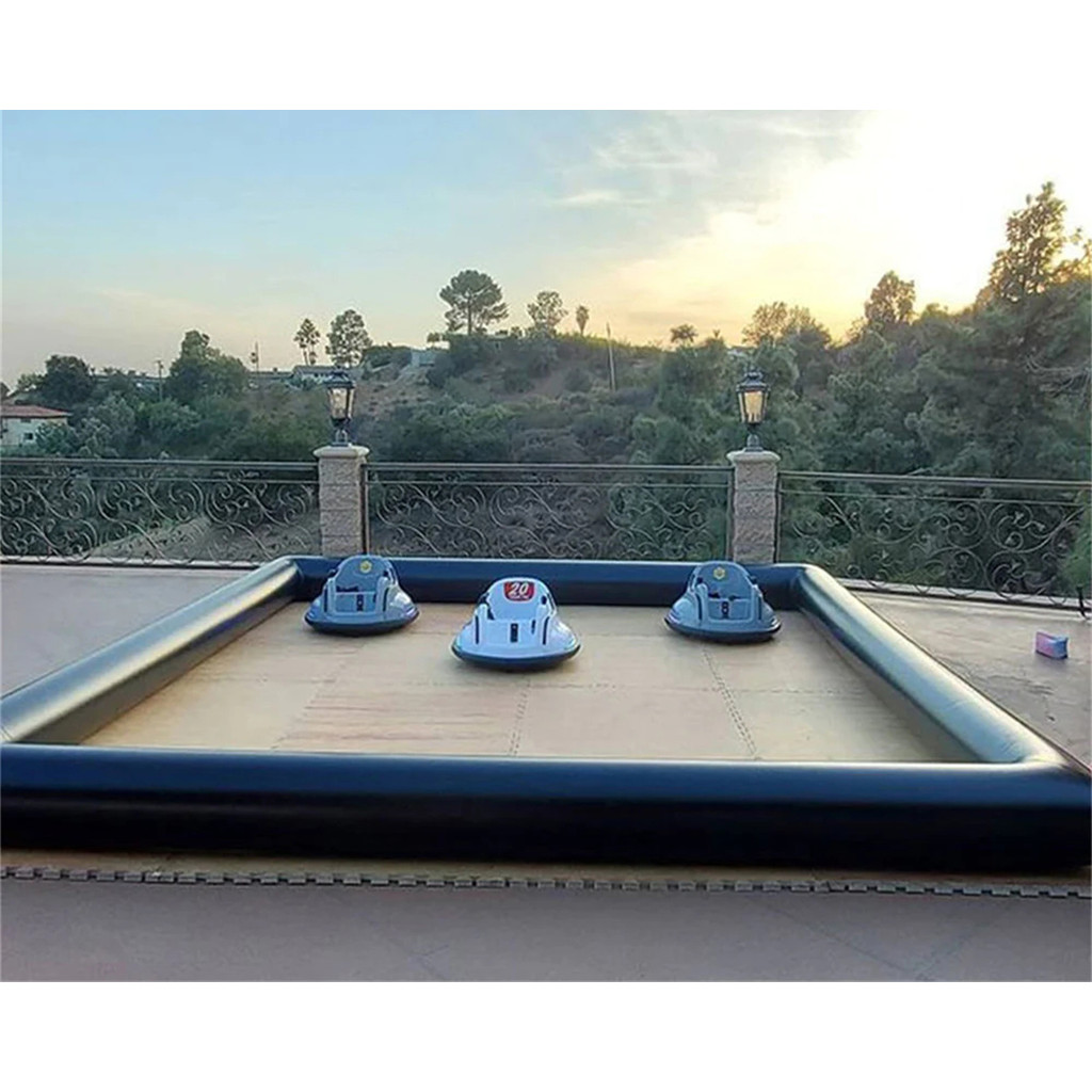 Jual Outdoor Inflatable Bumper Car Race Track Inflatable Go Kart Race ...