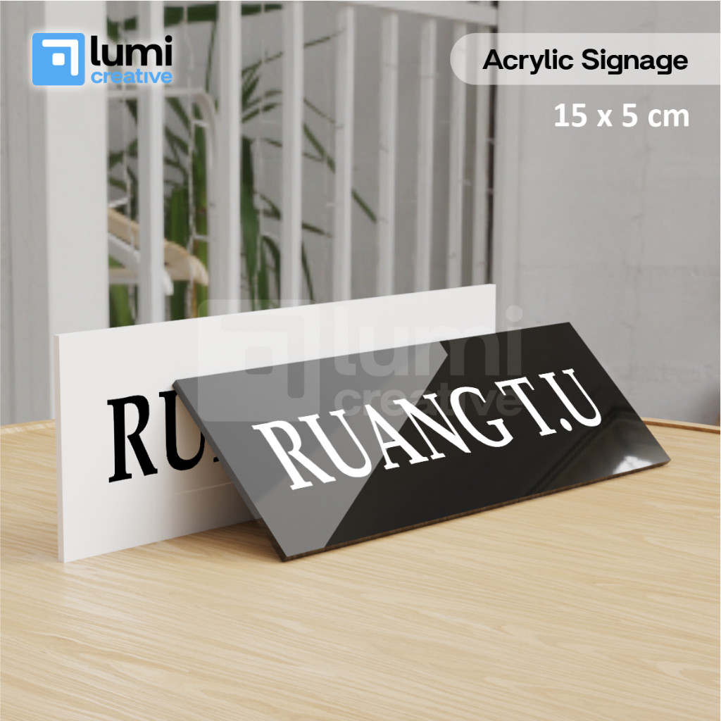 Jual Akrilik Ruang TU / Papan Nama Ruangan / Papan Akrilik / Acrylic ...