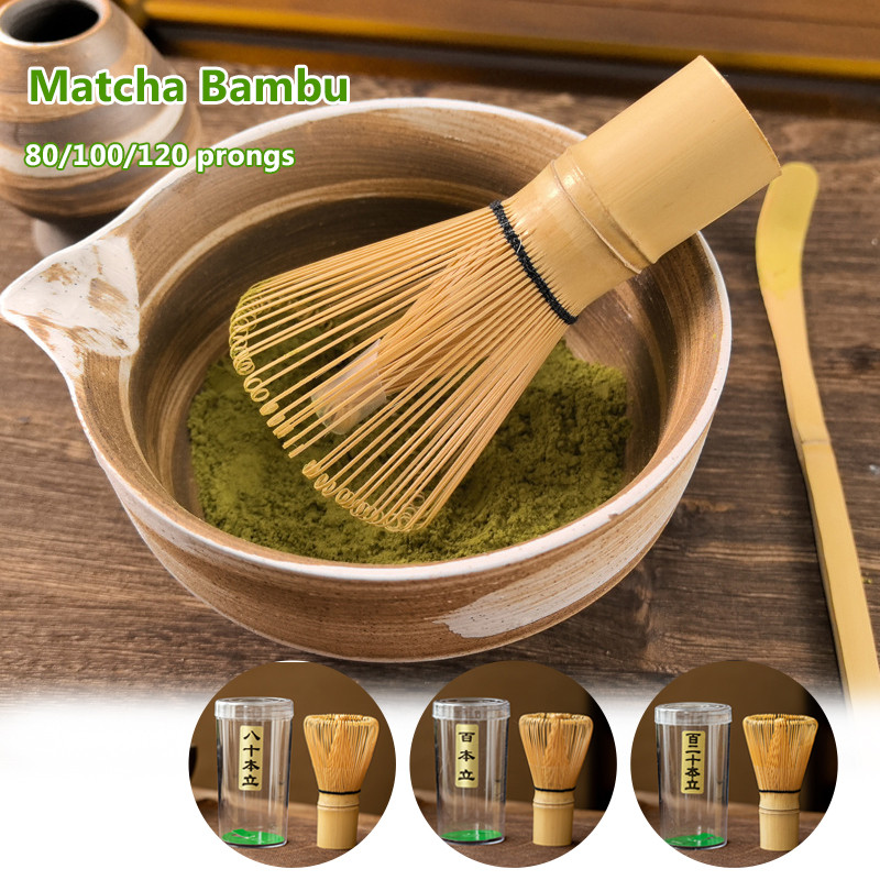 Jual Chasen Bamboo 120/100/80 Prongs Whisk Matcha Whisk Bamboo Bambu ...