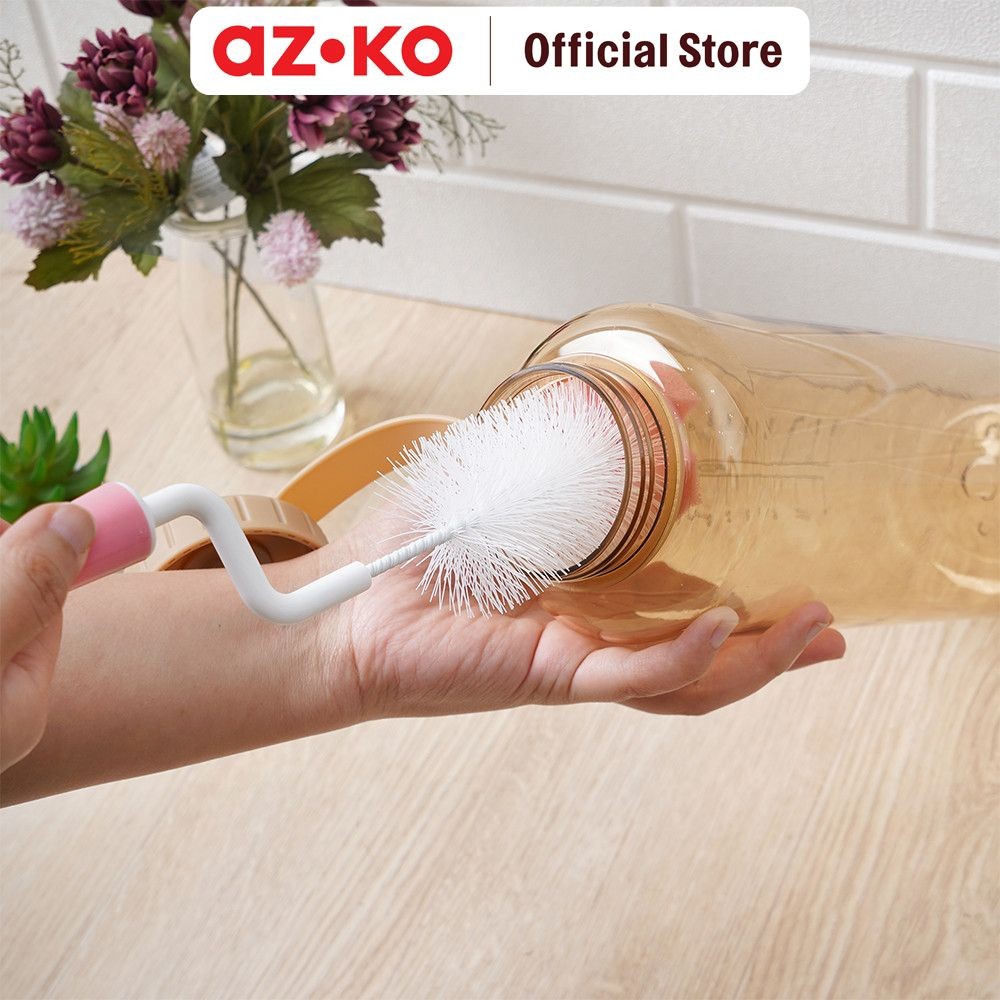 Jual AZKO Proclean Sikat Botol Rotated - Pink Bottle Cleaning Brush ...