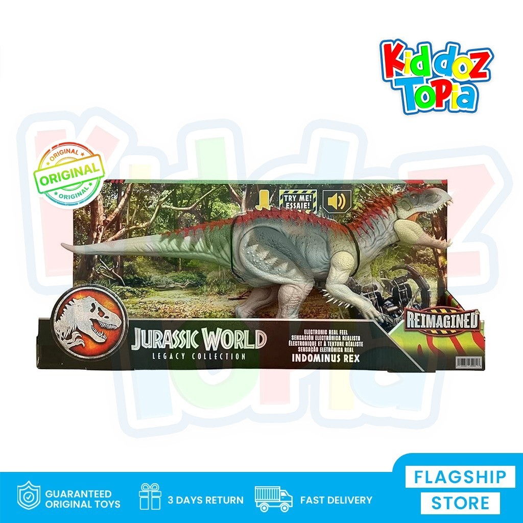 Jual Jurassic World LEGACY ELECTRONIC Real Feel Indominus Rex ...