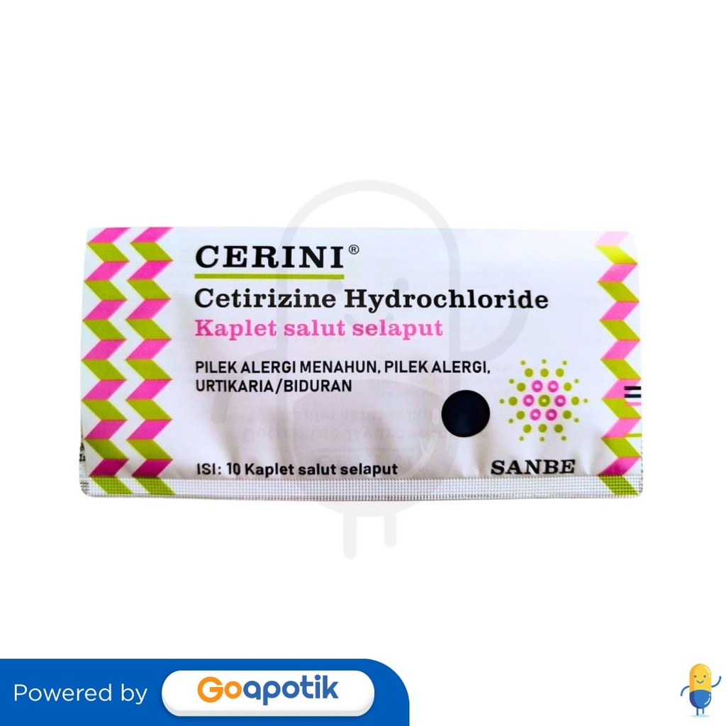 Jual Cerini 10 Mg Strip 10 Kaplet | Shopee Indonesia