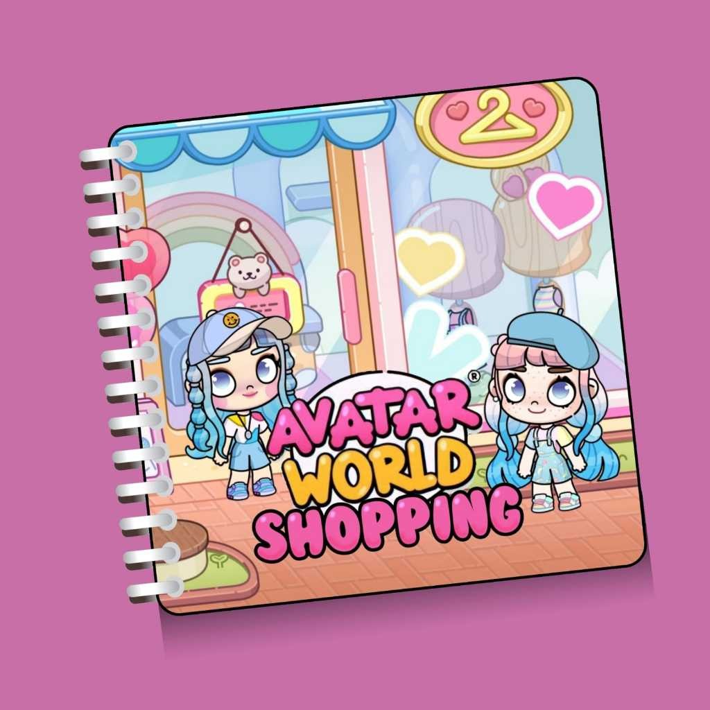 Jual LAMINASI Mainan Anak Paper Doll Avatar World Shopping Mall ...