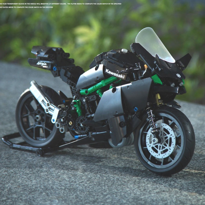 Jual MINISO New Technical Motorcycle Building Blocks Speed Motorbike ...