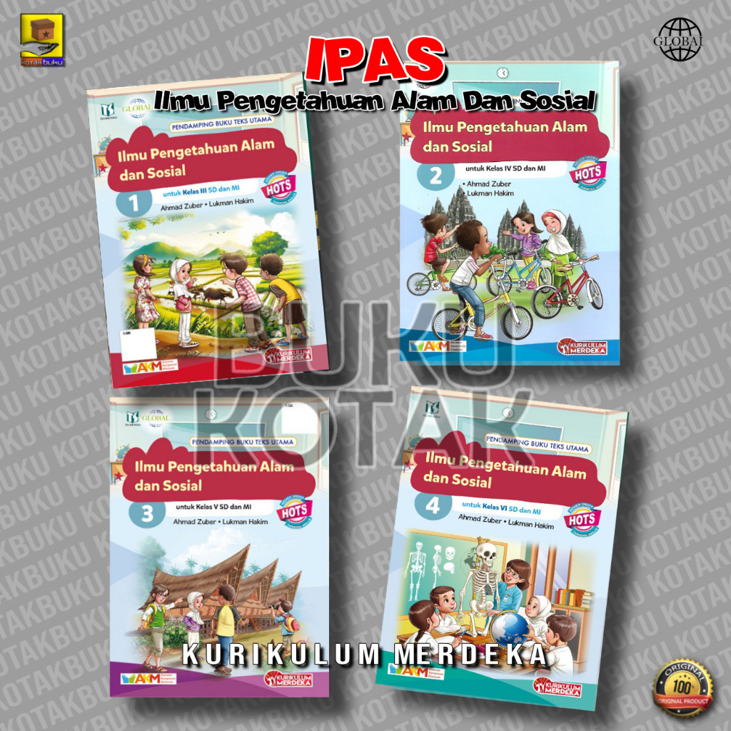 Jual Buku IPAS SD / IPAS kelas 3 4 5 6 SD / Ilmu Pengetahuan Alam SD ...