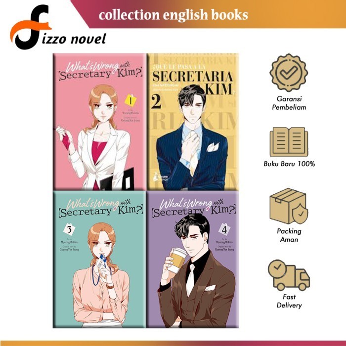 Jual Manhwa: What's Wrong with Secretary Kim? 4 book series by MyeongMi ...