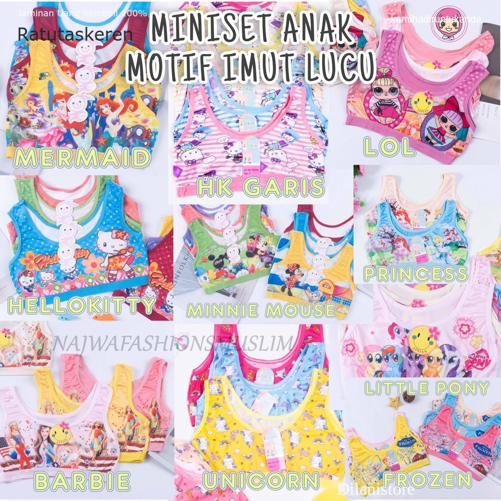 Jual Miniset Anak Perempuan Zamzam / Remaja / Miniset Anak ABG Keren ...