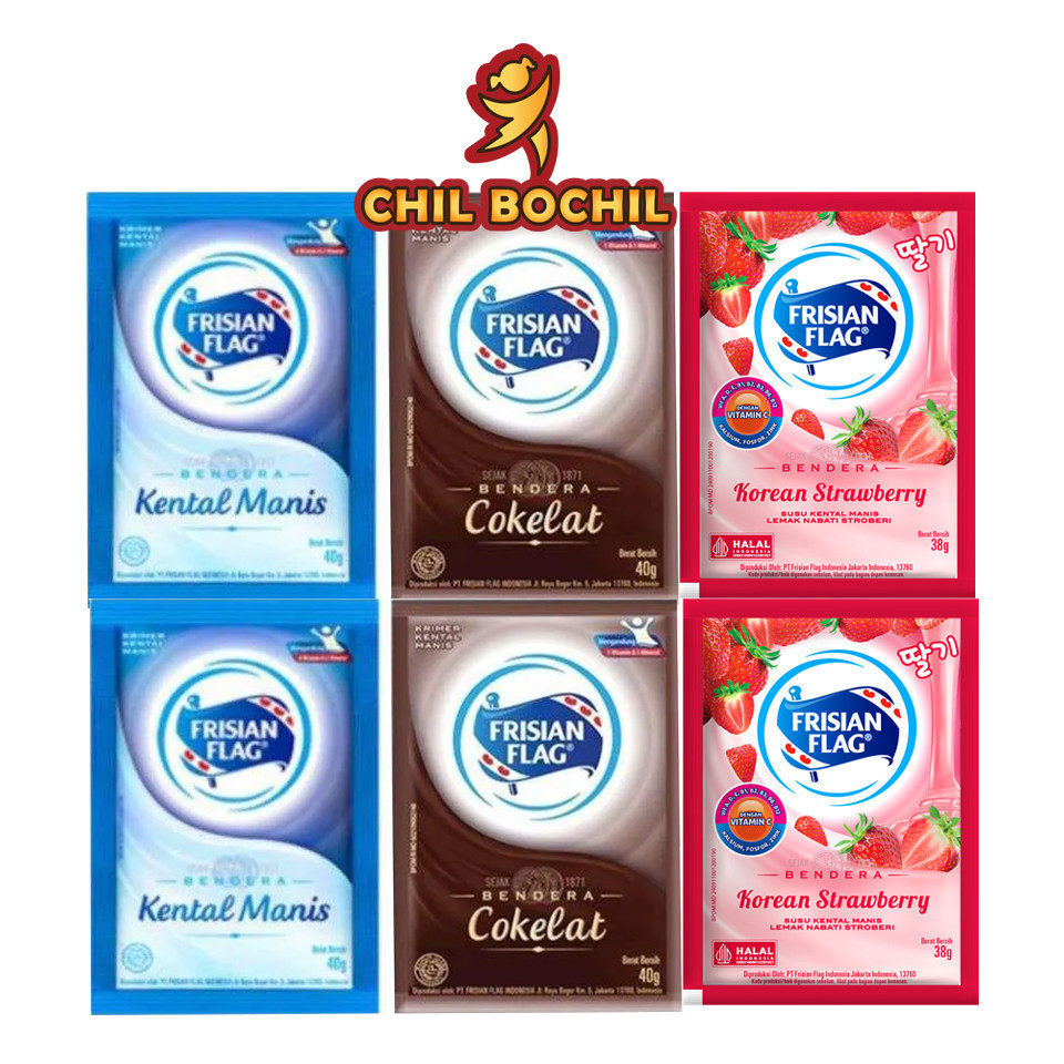 Jual SUSU KENTAL MANIS FRISIAN FLAG SACHET RENCENG (6 SACHET X 40 GRAM ...