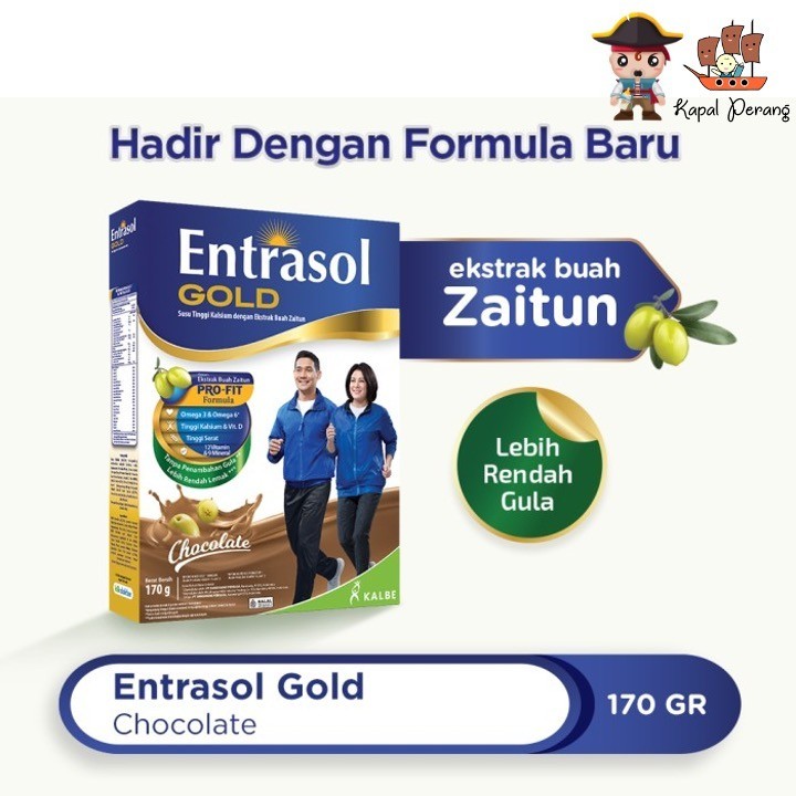 Jual Entrasol Gold Chocolate 170 gram | Shopee Indonesia
