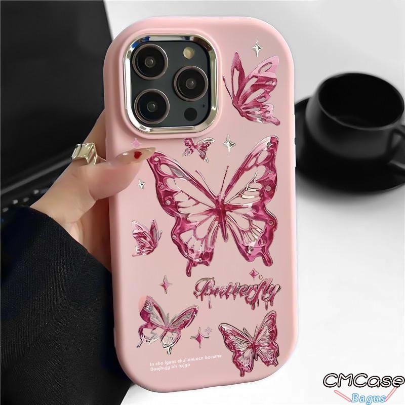 Jual CMCase Soft Silicone TPU ANDROID Unik Kartun Cute Case Kupu-Kupu ...