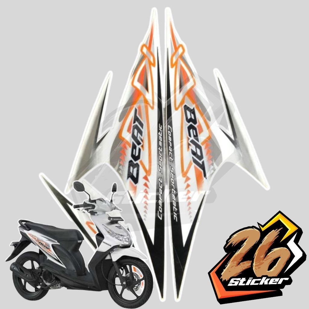 Jual STICKER STIKER POLET LIS STRIPING MOTOR FULL BODY HONDA BEAT KARBU ...