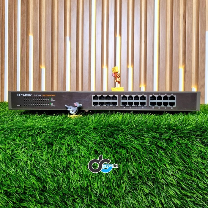 Jual TP-Link TL-SF1024 24 Port 10/100Mbps Rackmount Switch | Shopee ...