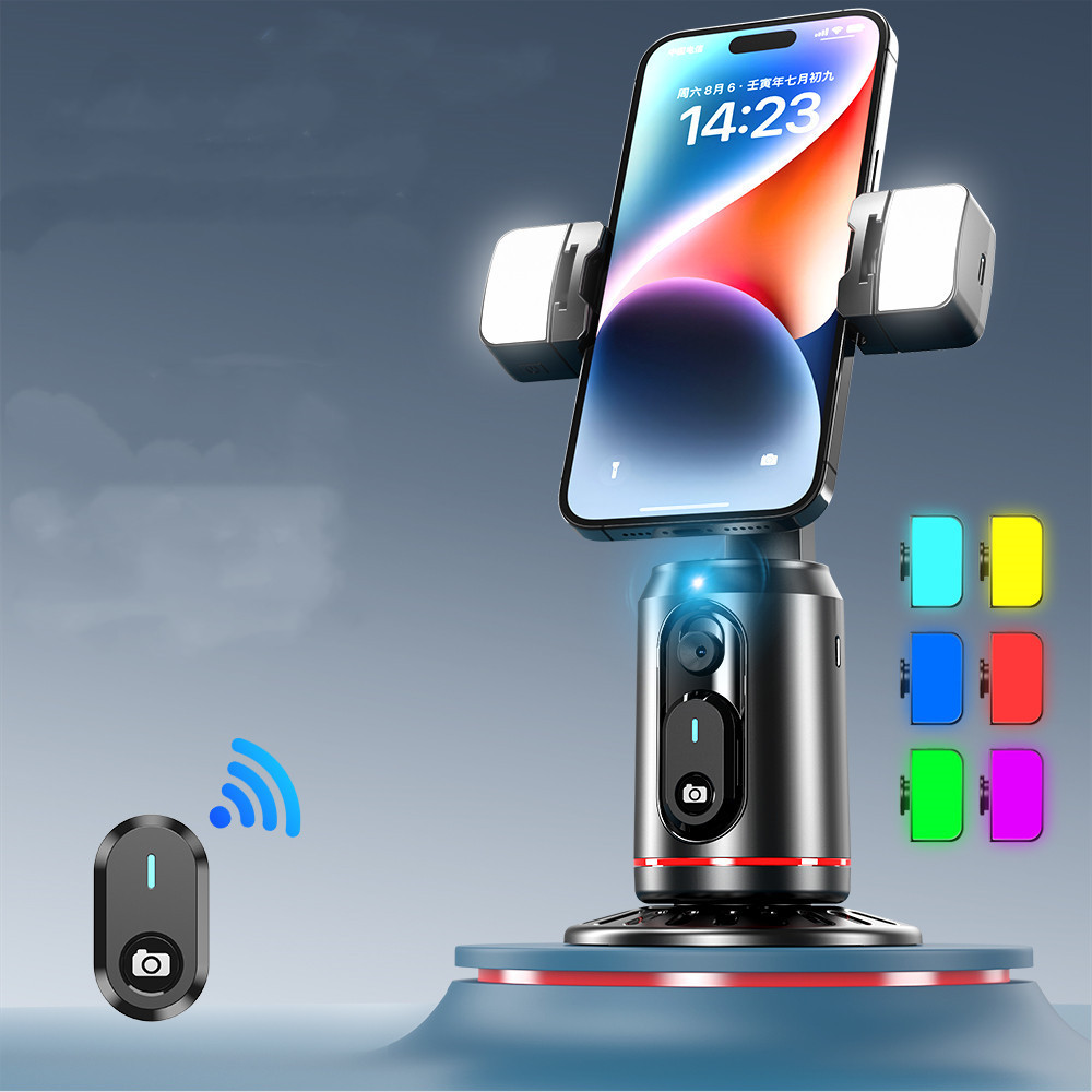 Jual 2024 New 360° Follow-up Gimbal Stabilizer Monopod Desktop Face ...