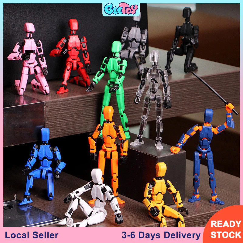 Jual Geetoy 3D Cetak Gambar Aksi Lucky Dummy 13 dengan Artikulasi Penuh ...