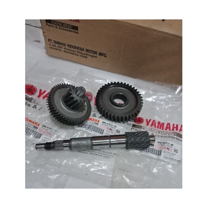 Jual GEAR BOX SET 3 JENIS 2PH ORI TRANSMISI MIO M3 SOUL GT 125 AS PULLY ...