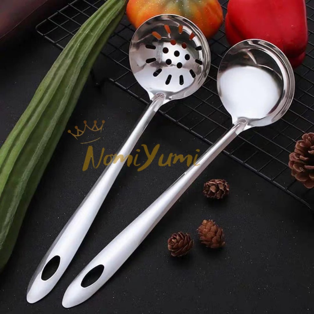 Jual NomiYumi - Sendok Kuah Sayur Centong Irus Lubang Sup Soup Ladle ...