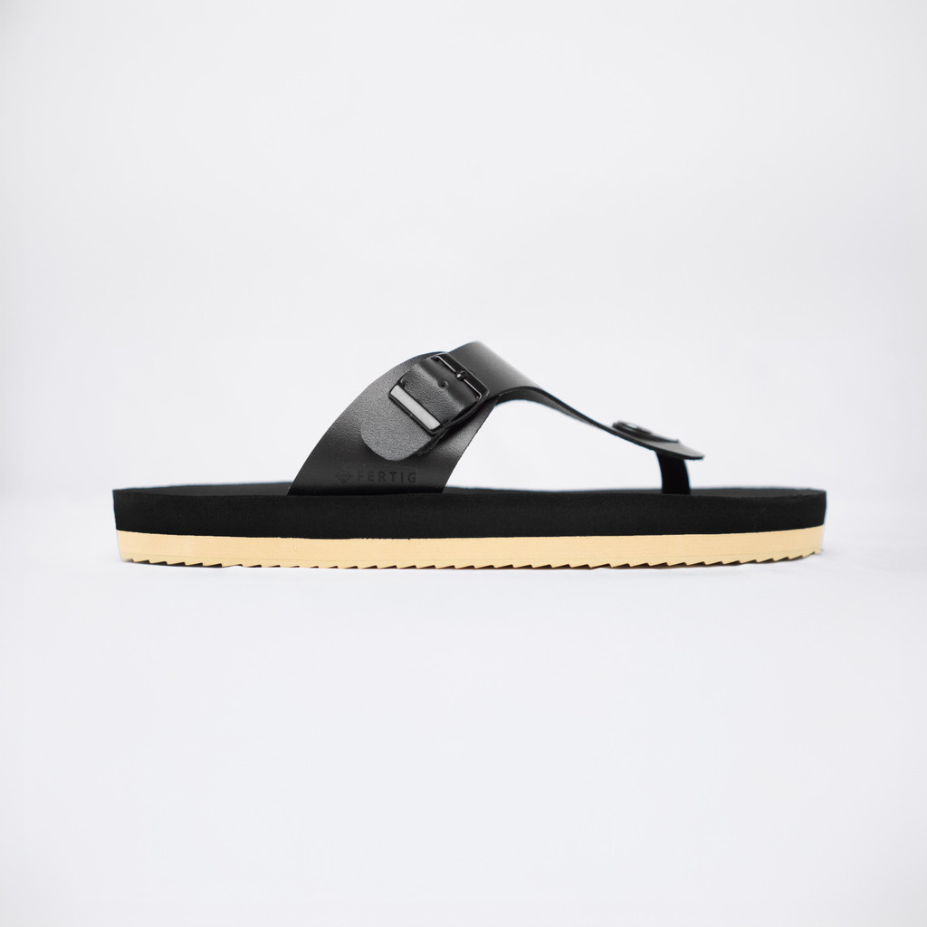 Jual Fertig - Mykonos Black - Sandal Jepit Casual Unisex Ringan ...