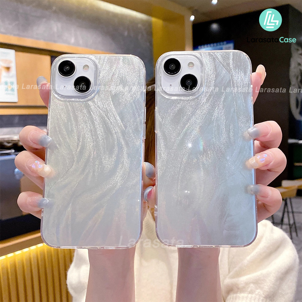 Jual Case hp Benang bulu putih Berkilau Dreamy Moonlight Silver Dazzle ...