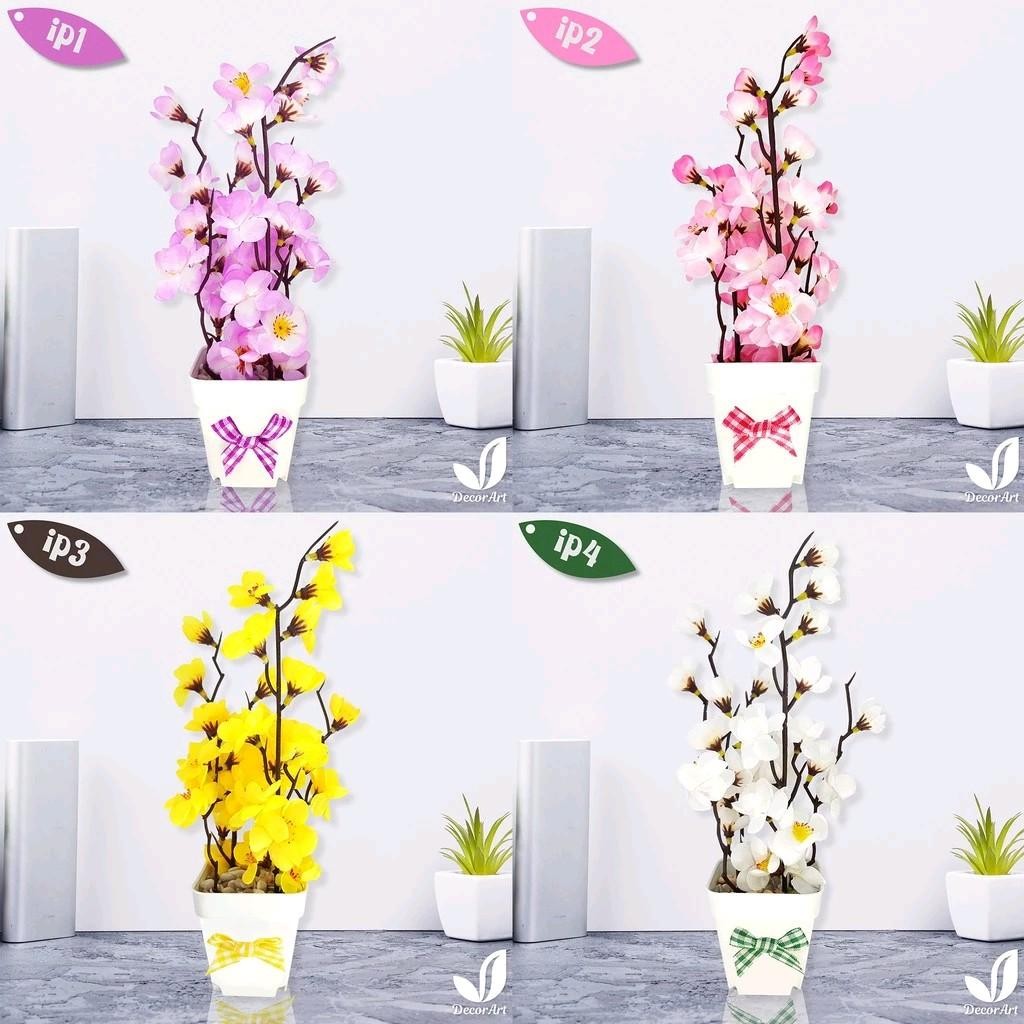 Jual Bunga hias meja artificial sakura dekorasi ruangan | Shopee Indonesia