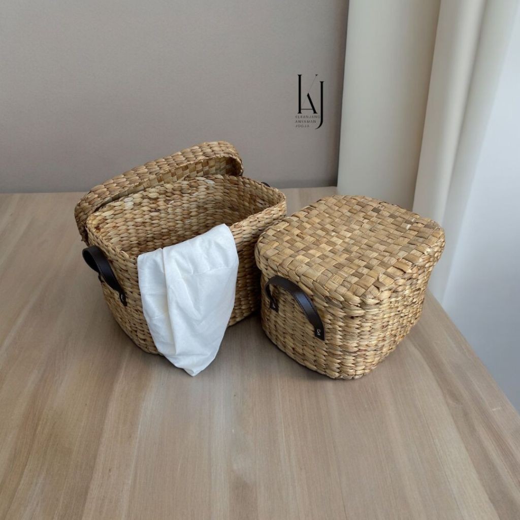 Jual BOX CONTAINER ANYAMAN ENCENG GONDOK 40X30X30 | Shopee Indonesia