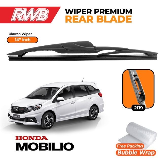 Jual Wiper Belakang Mobil Honda Mobilio Original RWB 14" 2119 | Shopee ...