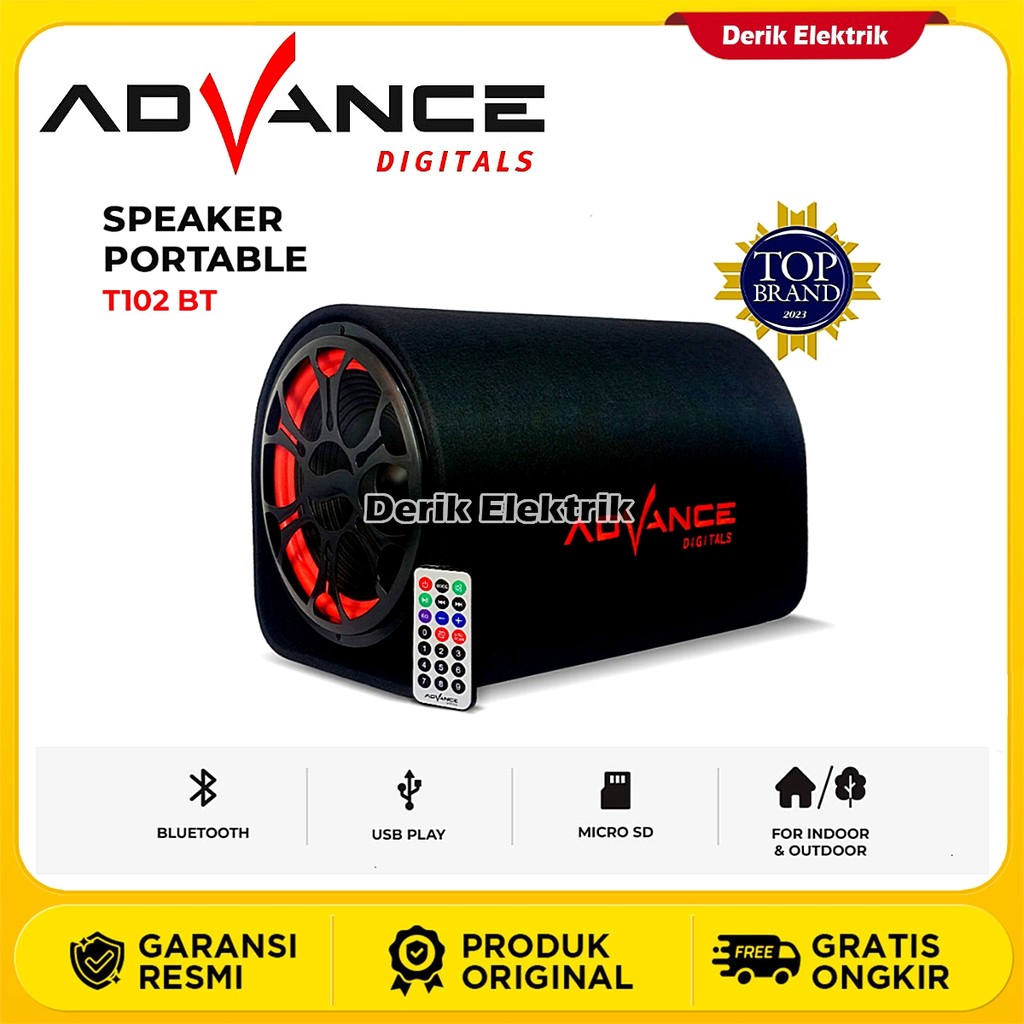 Jual ADVANCE T102 BT - MULTIMEDIA SPEAKER WITH SUBWOOFER SYSTEM ...