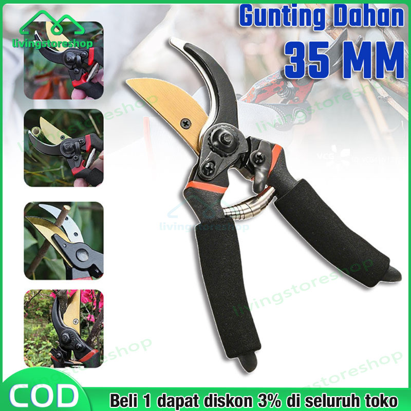 Jual Gunting Dahan / Ranting Bunga Tanaman / PVC - Gunting Kebun & Taman/Stainless Steel Garden ...