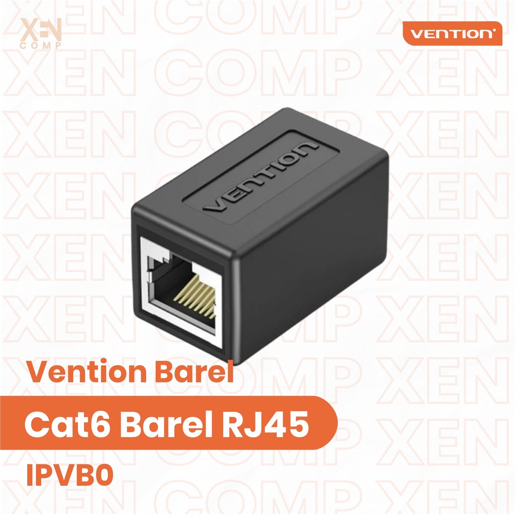 Jual VENTION Barel IPVB0 Cat6 RJ45 Connector UTP Female to Female Jack ...