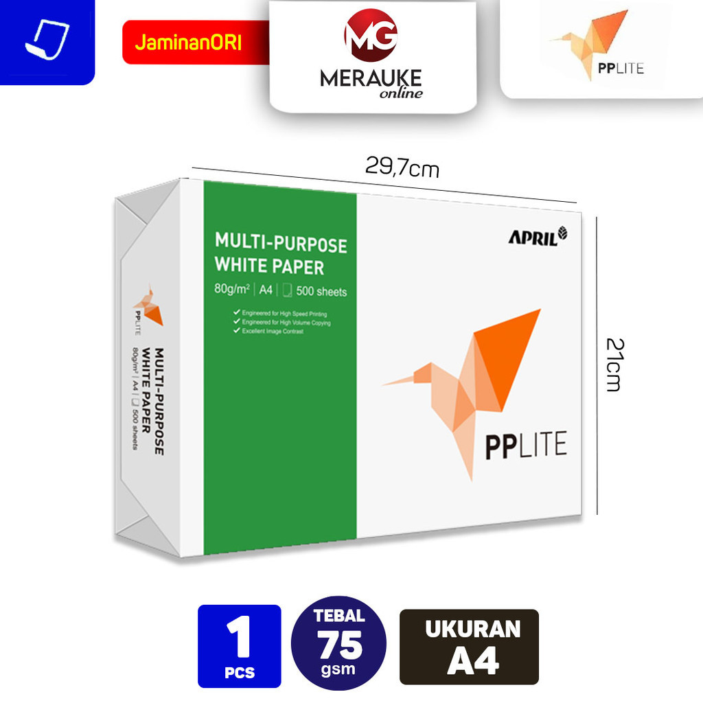 Jual Kertas HVS PP Lite A4 75 GSM | Shopee Indonesia