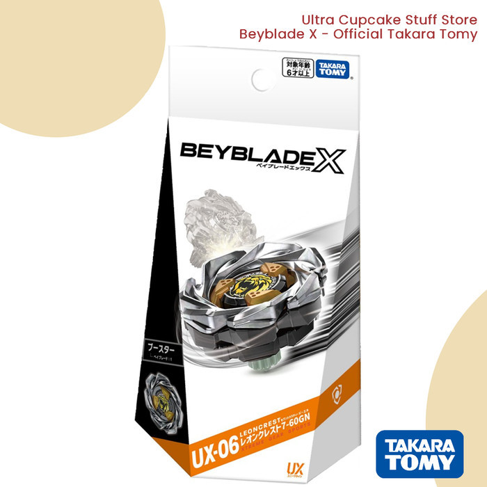 Jual [Terbaru] UX-06 Beyblade X Leon Crest 7-60 GN Takara Tomy (Beycode Asia) | Shopee Indonesia